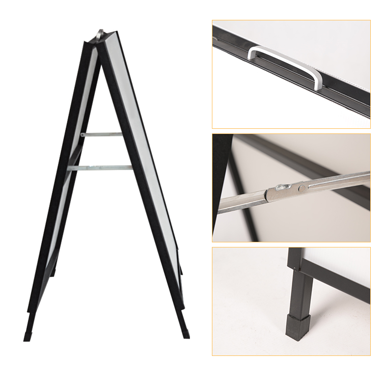 A frame poster stand